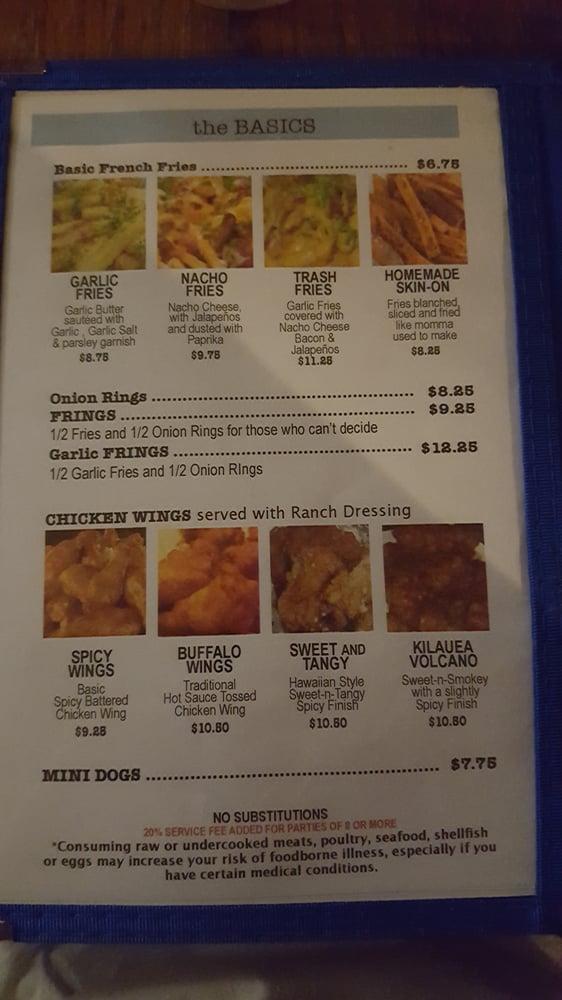 Menu at Nancy's Kitchen pub & bar, Waipahu, 94-1040 Waipio Uka St #14