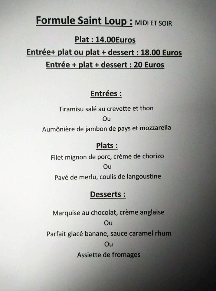 Menu au L'Eden Breizh restaurant, Guingamp