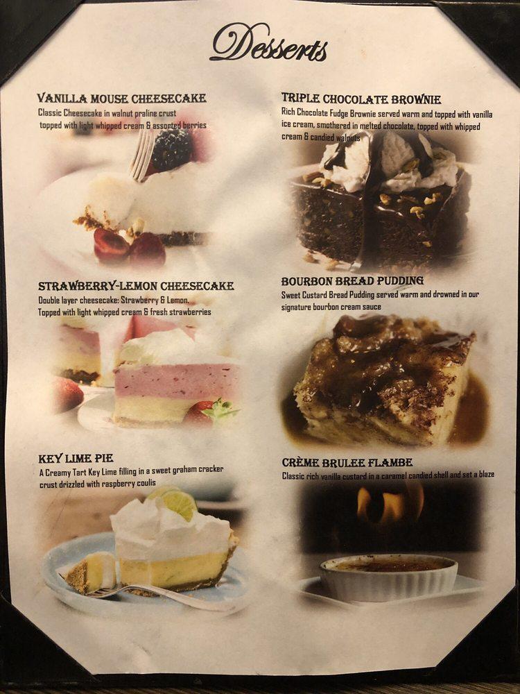 Menu at The Blu Crab Seafood House & Bar, Fort Worth