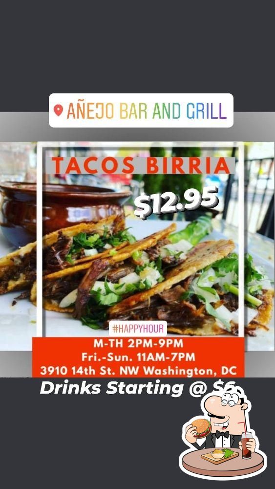 Anejo Bar & Grill in Washington - Restaurant menu and reviews