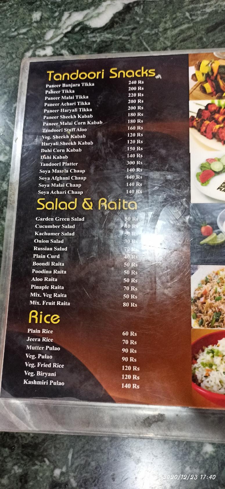 Menu at JAIN RESTAURANT, Kandhla, NH 709B