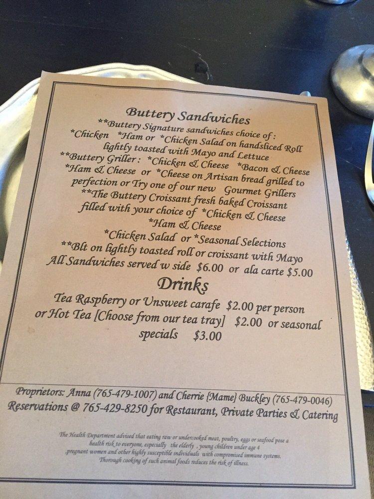 Menu at Buttery Shelf Eatery restaurant, Lafayette