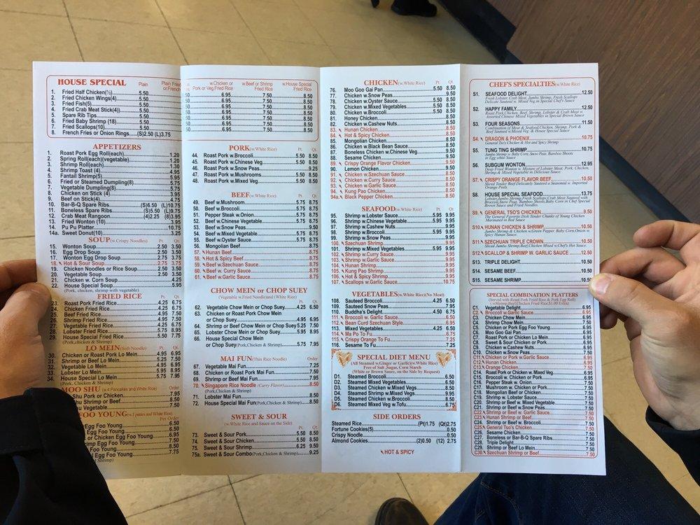 Menu at China Garden Restaurant, Waukegan