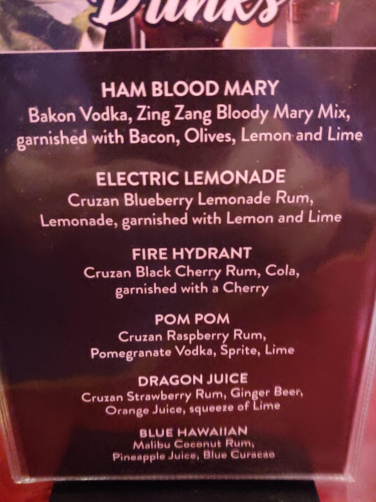 Menu at Firehouse Bar & Grill St. Louis, Lemay