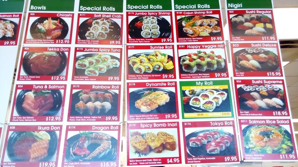 Menu at One World Market restaurant, Indianapolis