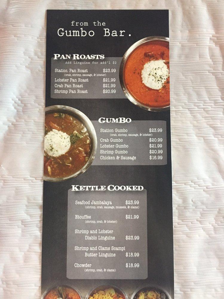 Menu at The Crab Station - Fort Worth Presidio pub & bar, Fort Worth