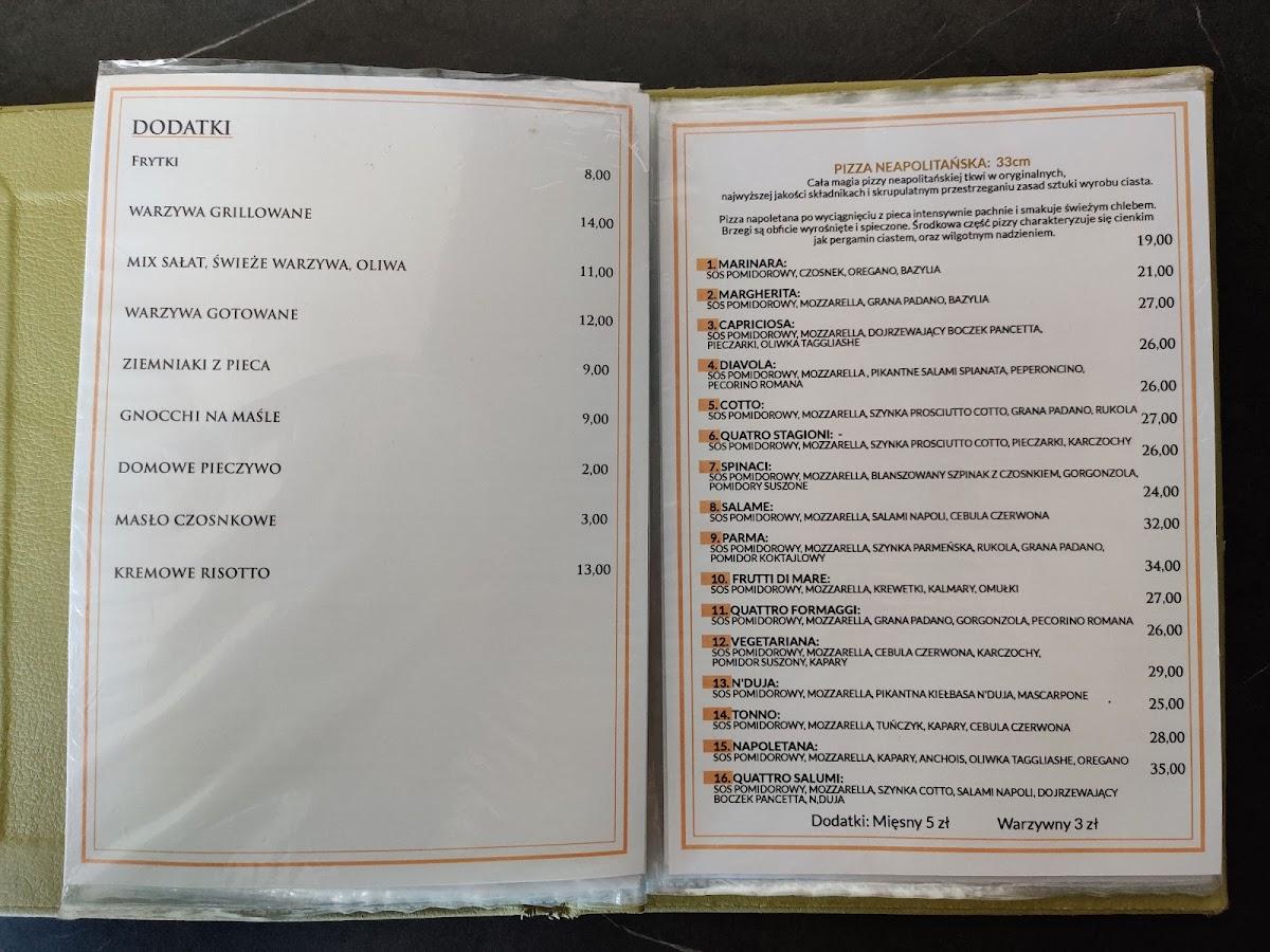Menu at Restauracja Zdrojowa cafe, Rabka
