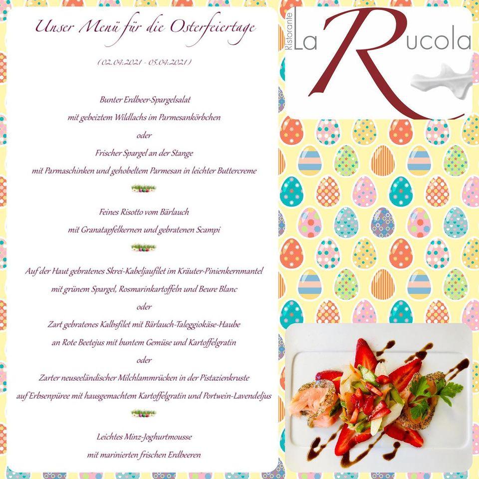 Carta del restaurante La Rucola, Wiesbaden, Parkstraße 42A