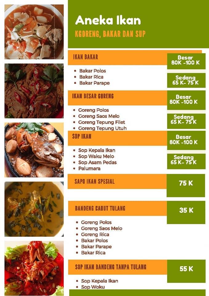 Menu at Melo Seafood & Resto restaurant, Tondon Mamullu