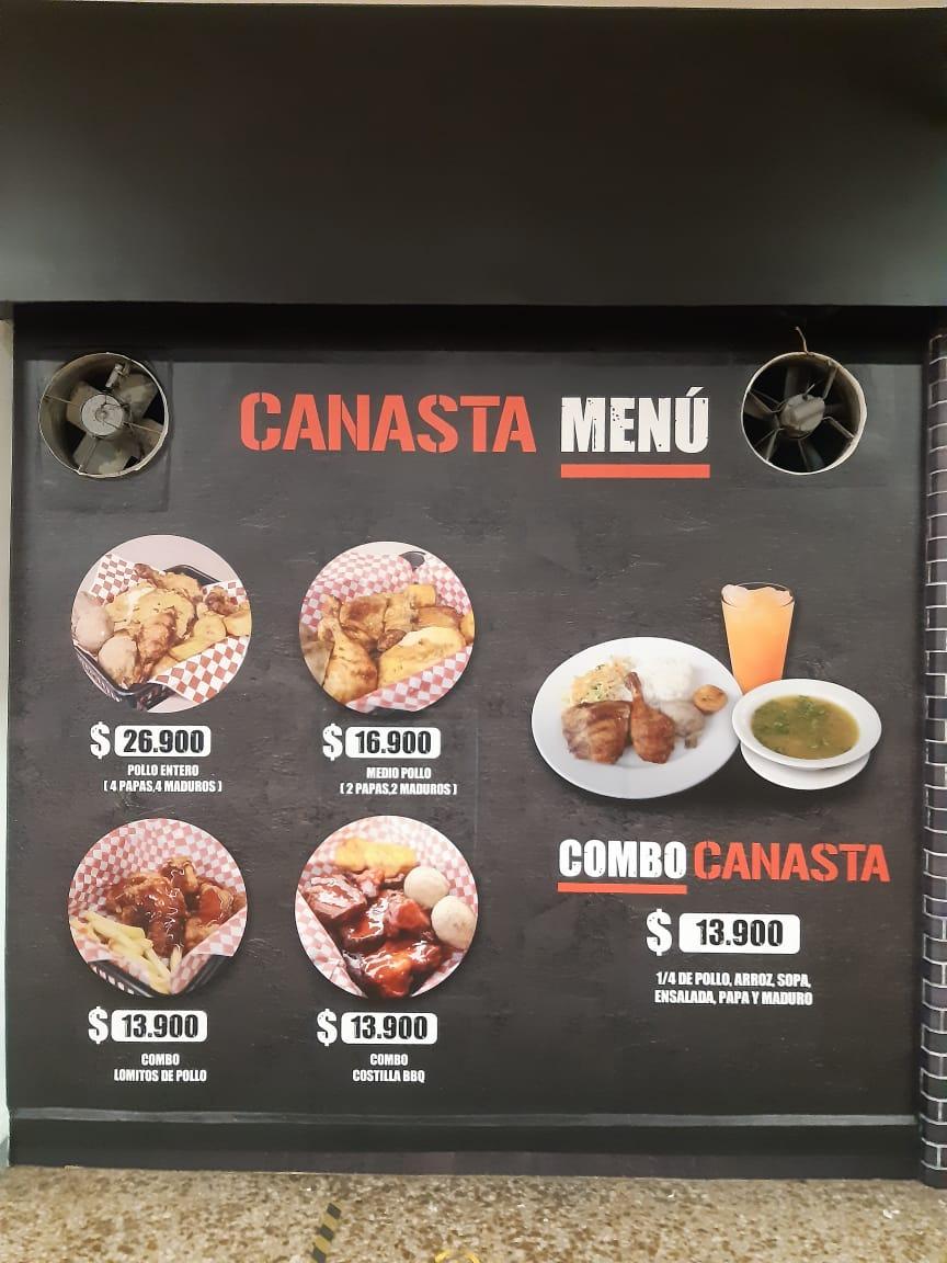 Carta del restaurante La Canasta, Cali, La 14 del Calima Autooriental ...