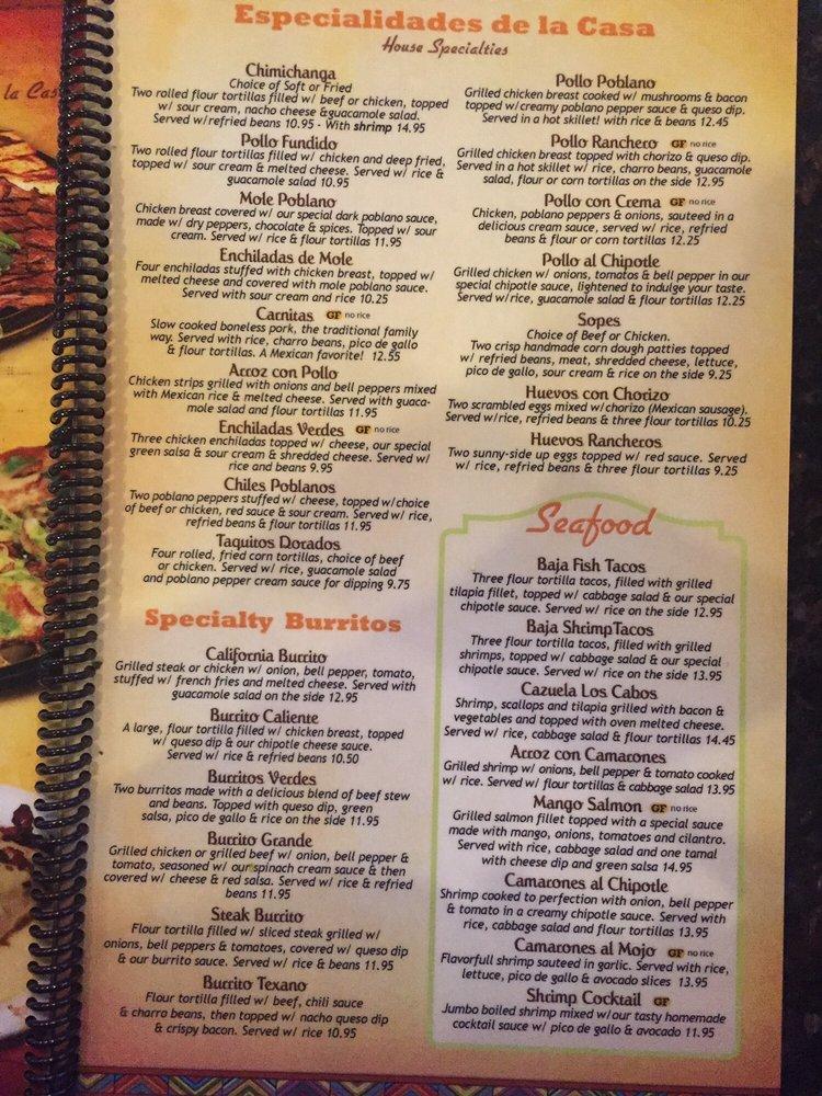 Menu at Charanda Of Newport restaurant, Rock Hill, Old York Rd Ste 101