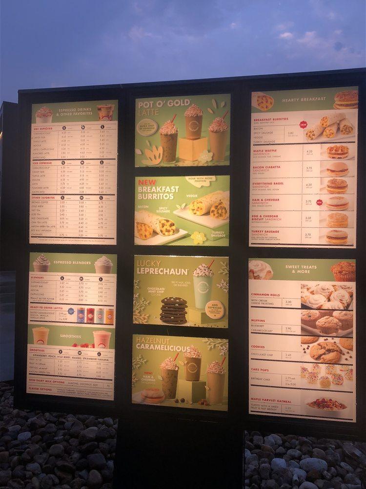 Menu at Scooter's Coffee pub & bar, Houston, Barker Cypress Rd