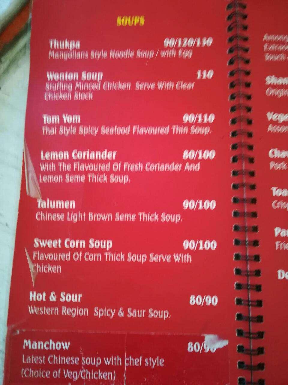 Menu at Darjeeling Special Cafe, Gurugram, St Thomas Marg