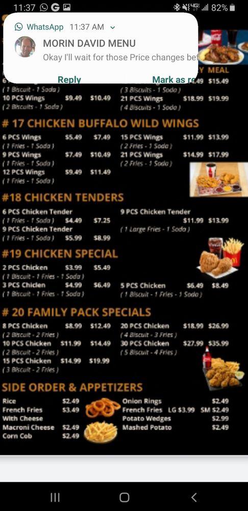 Menu at Airport Deli, Elizabeth