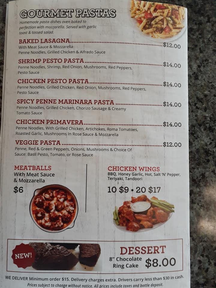 Menu at Best Bite Pizza Ltd restaurant, Chilliwack