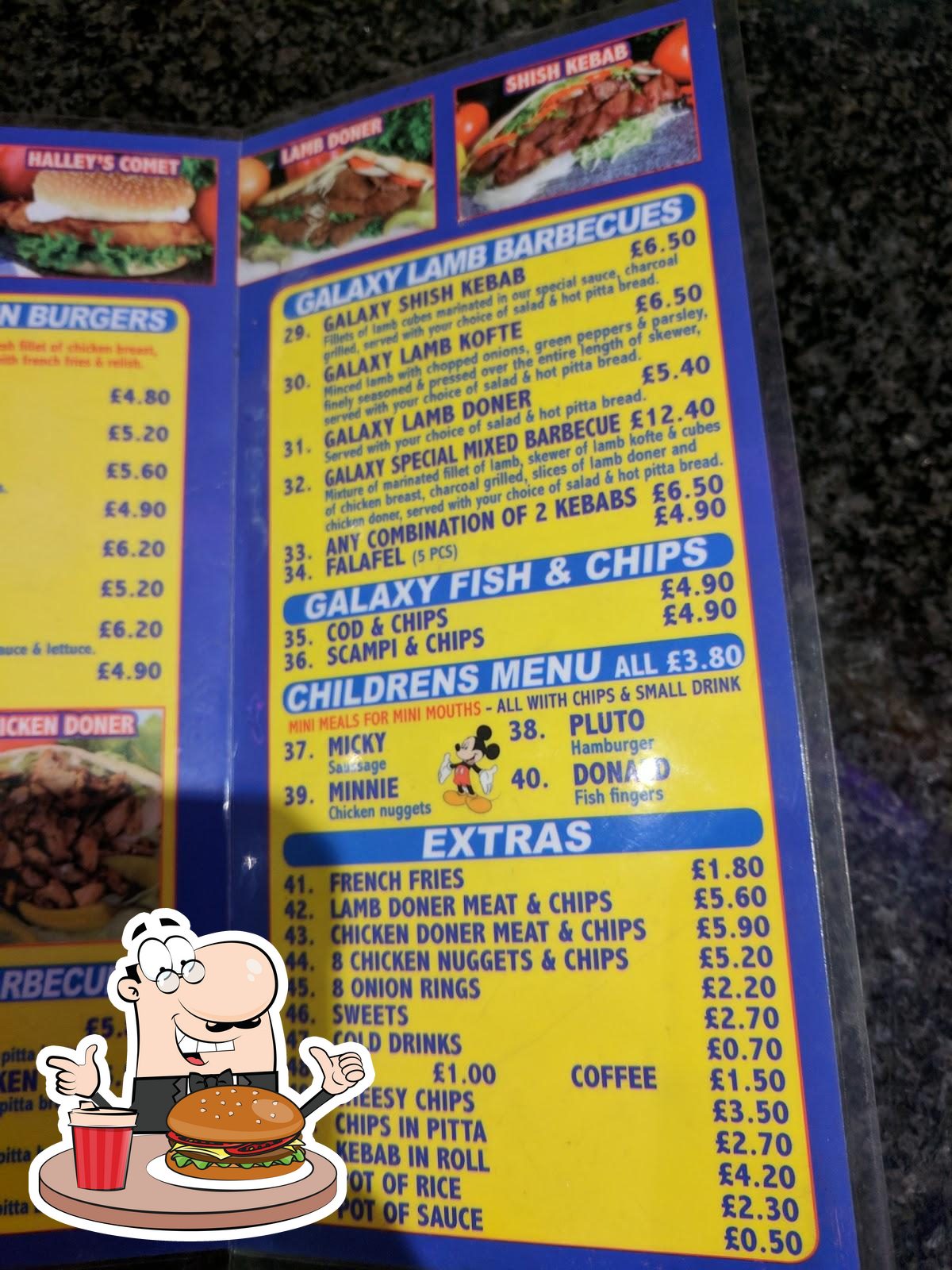 Burger Kebab Galaxy, Uxbridge - Restaurant menu, prices and reviews
