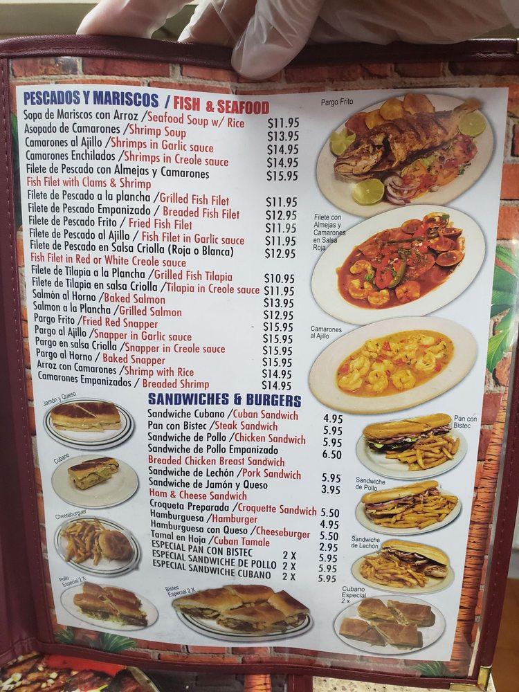 Menu at El Pio Pio restaurant, Jersey City