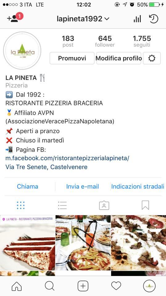 Menu da La Pineta ristorante, Castelvenere, Viale Europa