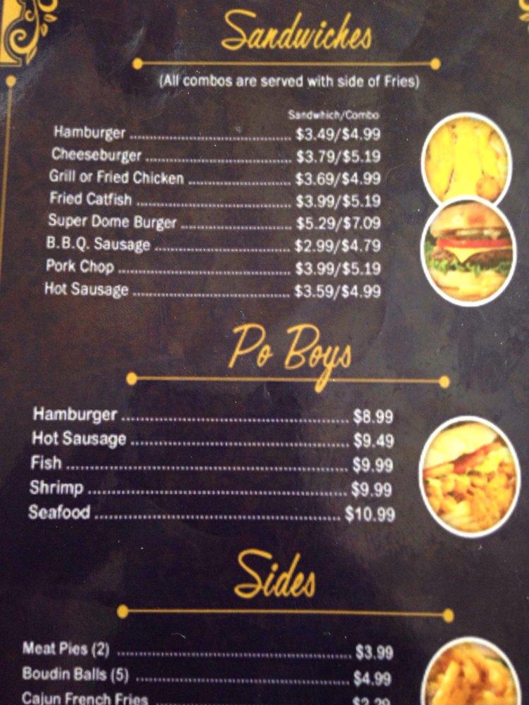Menu at The Remnant Of Nawlins restaurant, Bryan