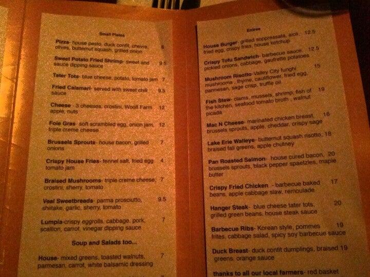 Menu at Fat Cats pub & bar, Cleveland