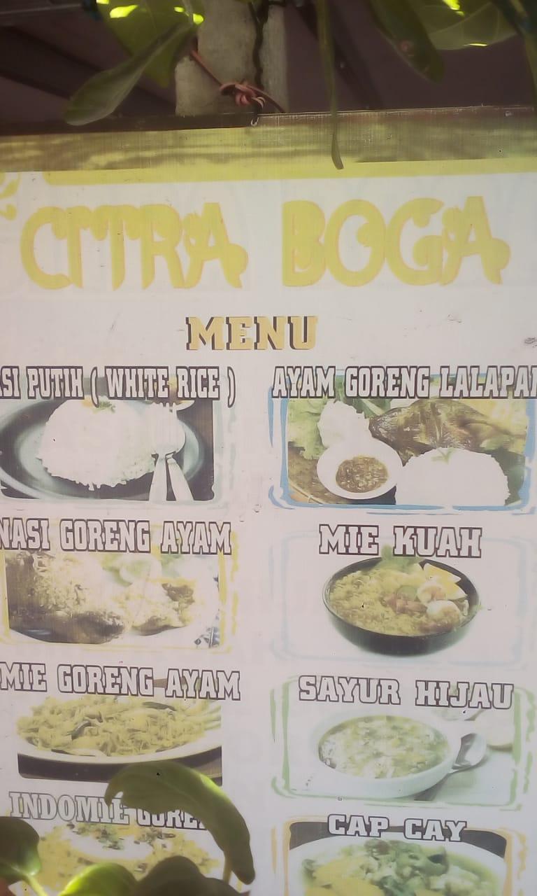 Menu at Warung Citra Boga, Jimbaran