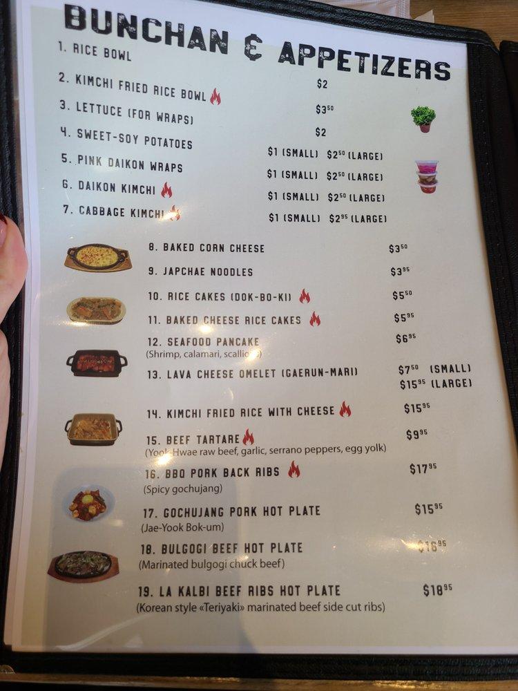 Menu at Dolpan Seoul BBQ, Richmond, Sexsmith Rd #1123
