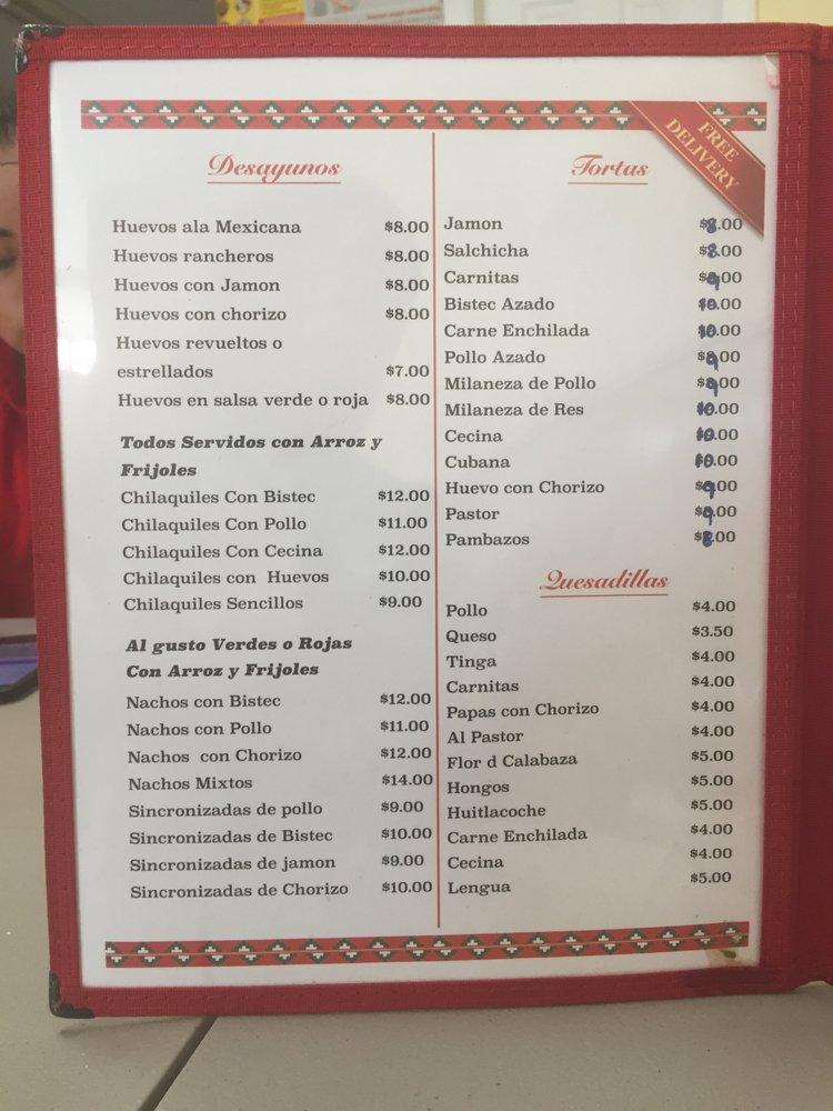 Menu at MI ARMADILLO GRANDE restaurant, Bayonne