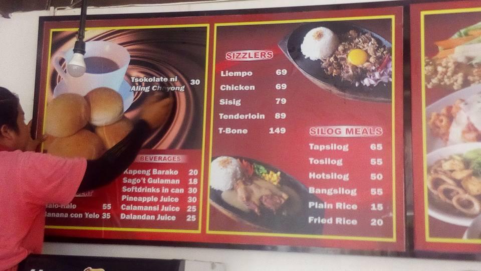 Menu at FM Breads and Noodles restaurant, Cabanatuan City