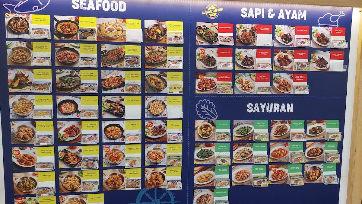 Menu at D' COST Seafood - Royal plaza restaurant, Surabaya, Royal Plaza