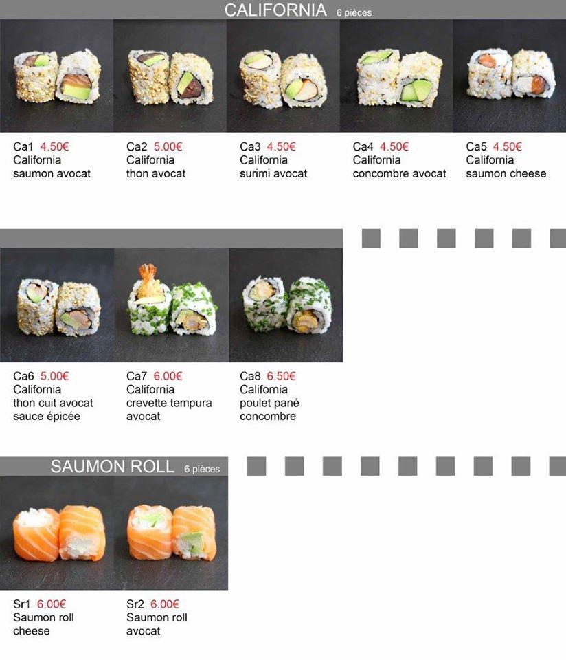 Menu at INADA Confluence restaurant, Lyon