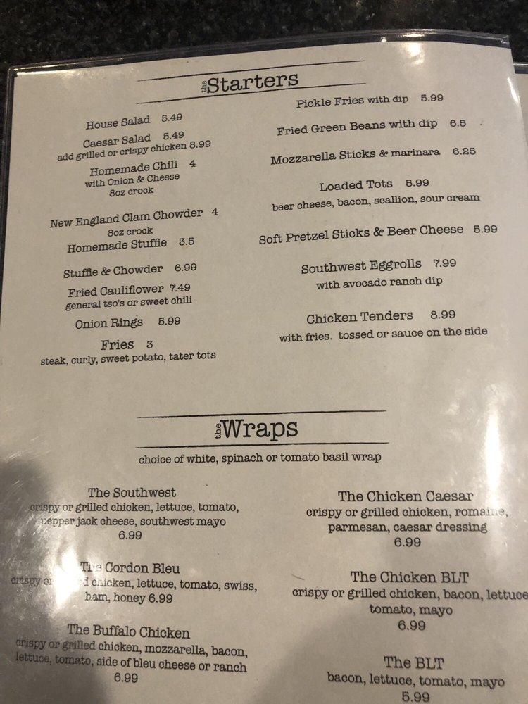 Menu at The Pub at Two Mile Corner, Middletown