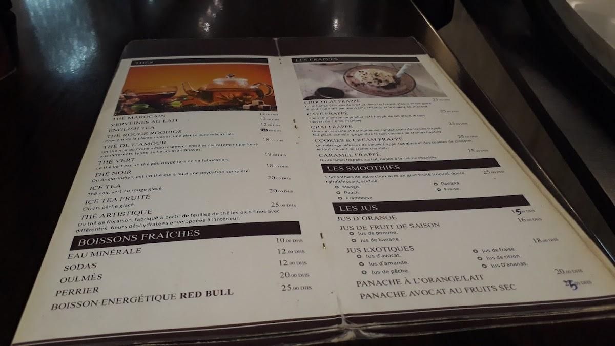Menu au OPERA café & Pâtisserie, Kenitra