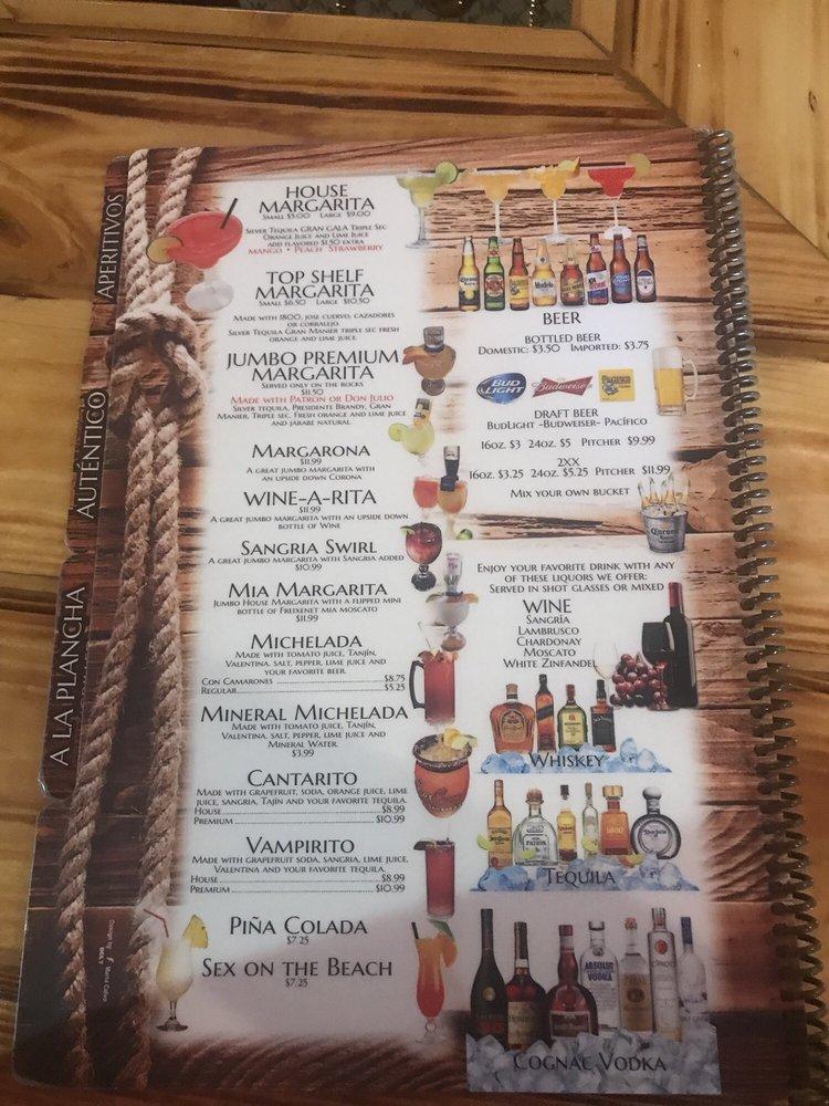 Menu at Los Comales, Memphis restaurant, Memphis, S Perkins Rd