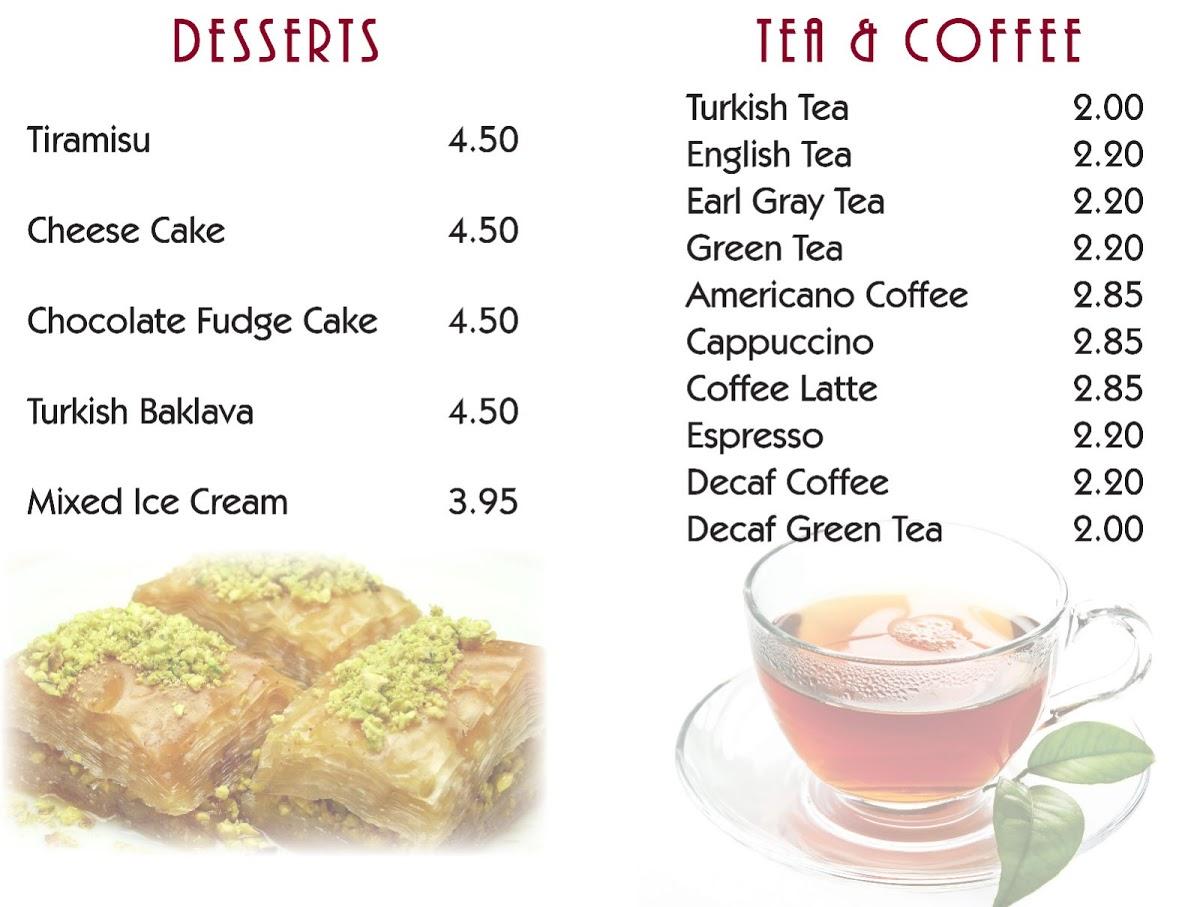 Menu at Istanbul Grill Restaurant and Cocktail Bar, Radcliffe, 123 ...