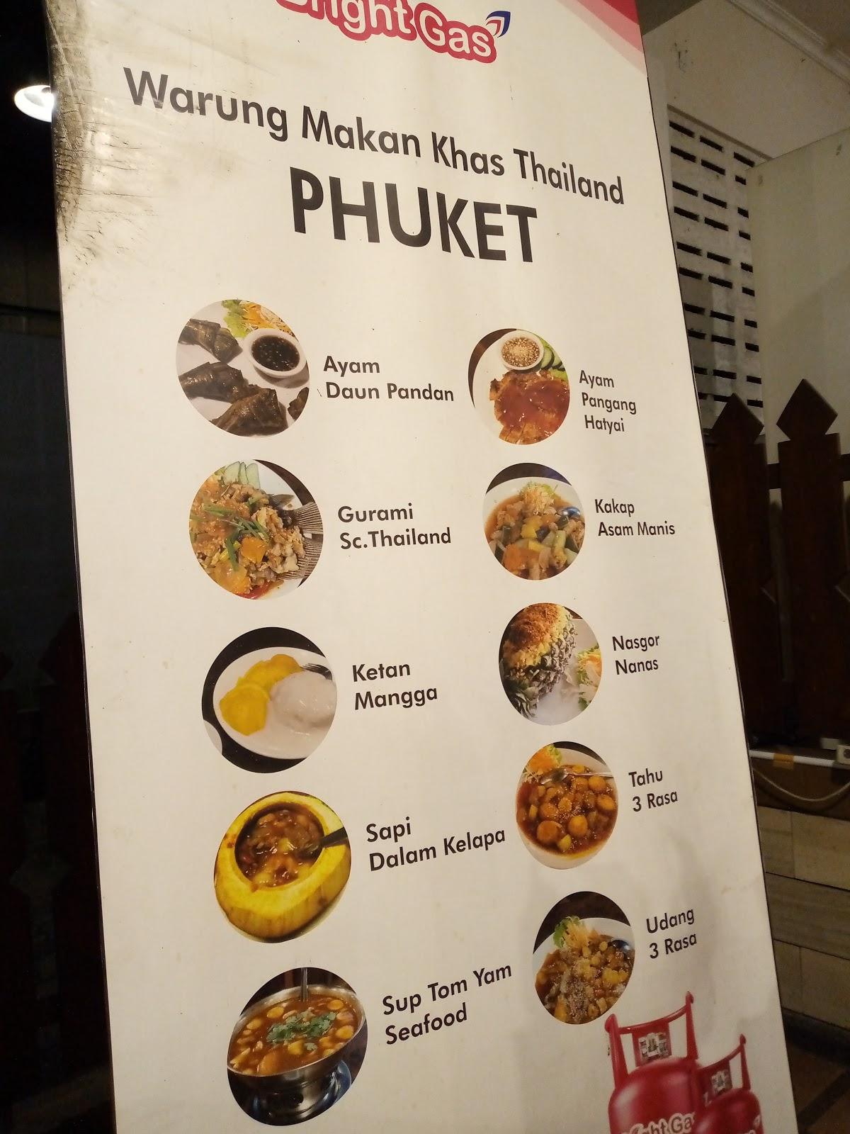 Carta del restaurante Phuket, Semarang, Jl. Dr. Wahidin No.81