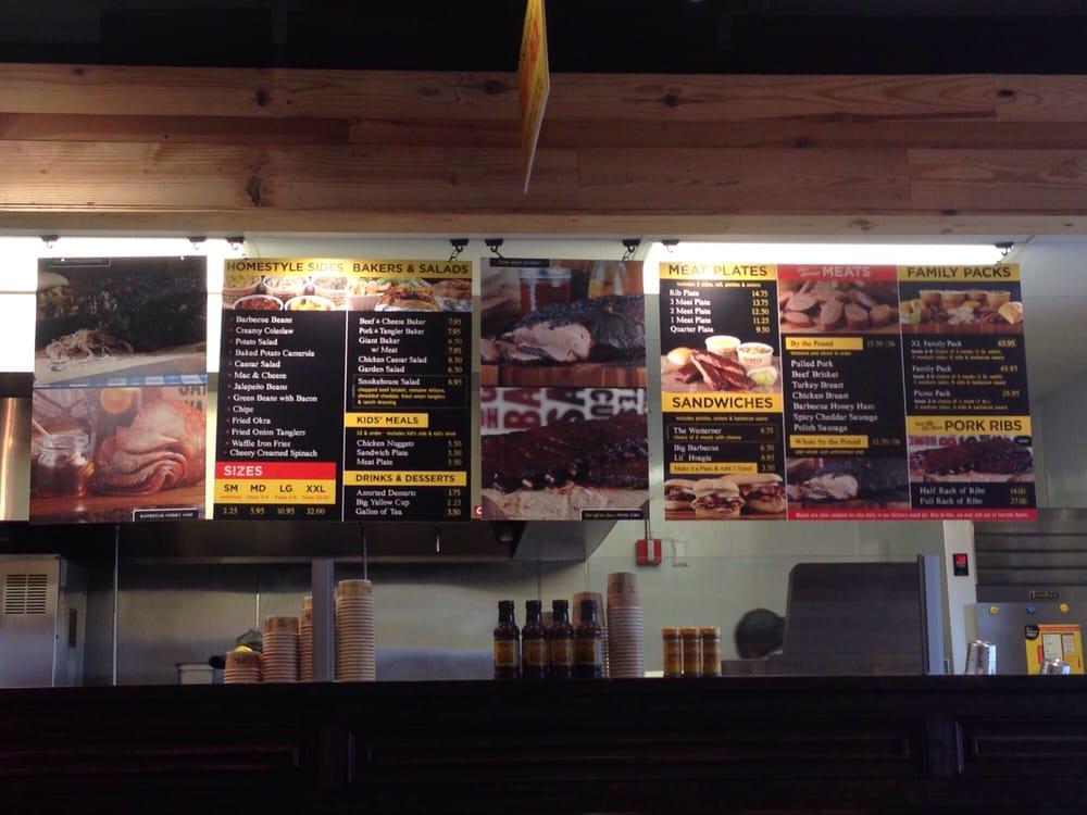 Menu at Dickey's Barbecue Pit, Rockford