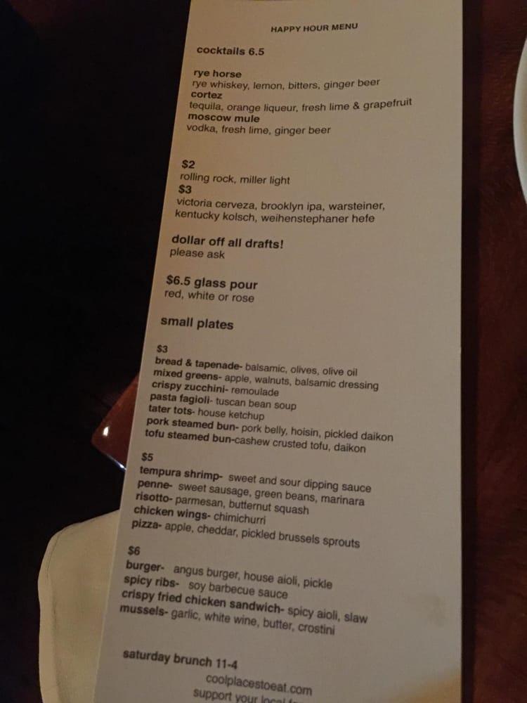 Menu at Fat Cats pub & bar, Cleveland