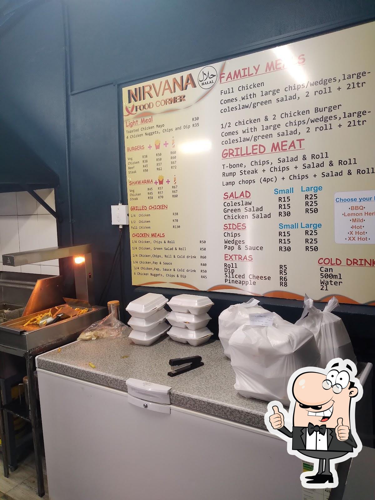 Nirvana food corner, Polokwane - Restaurant menu, prices and reviews