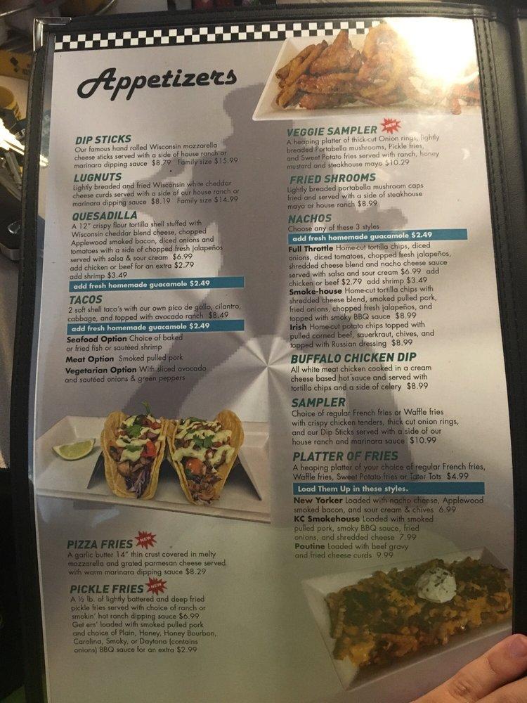 Menu at Hudson's Classic Grill pub & bar, Escanaba, 201 N Lincoln Rd