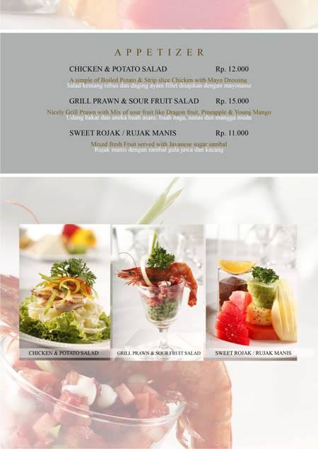 Menu at D'Joglo Cafe, Salatiga