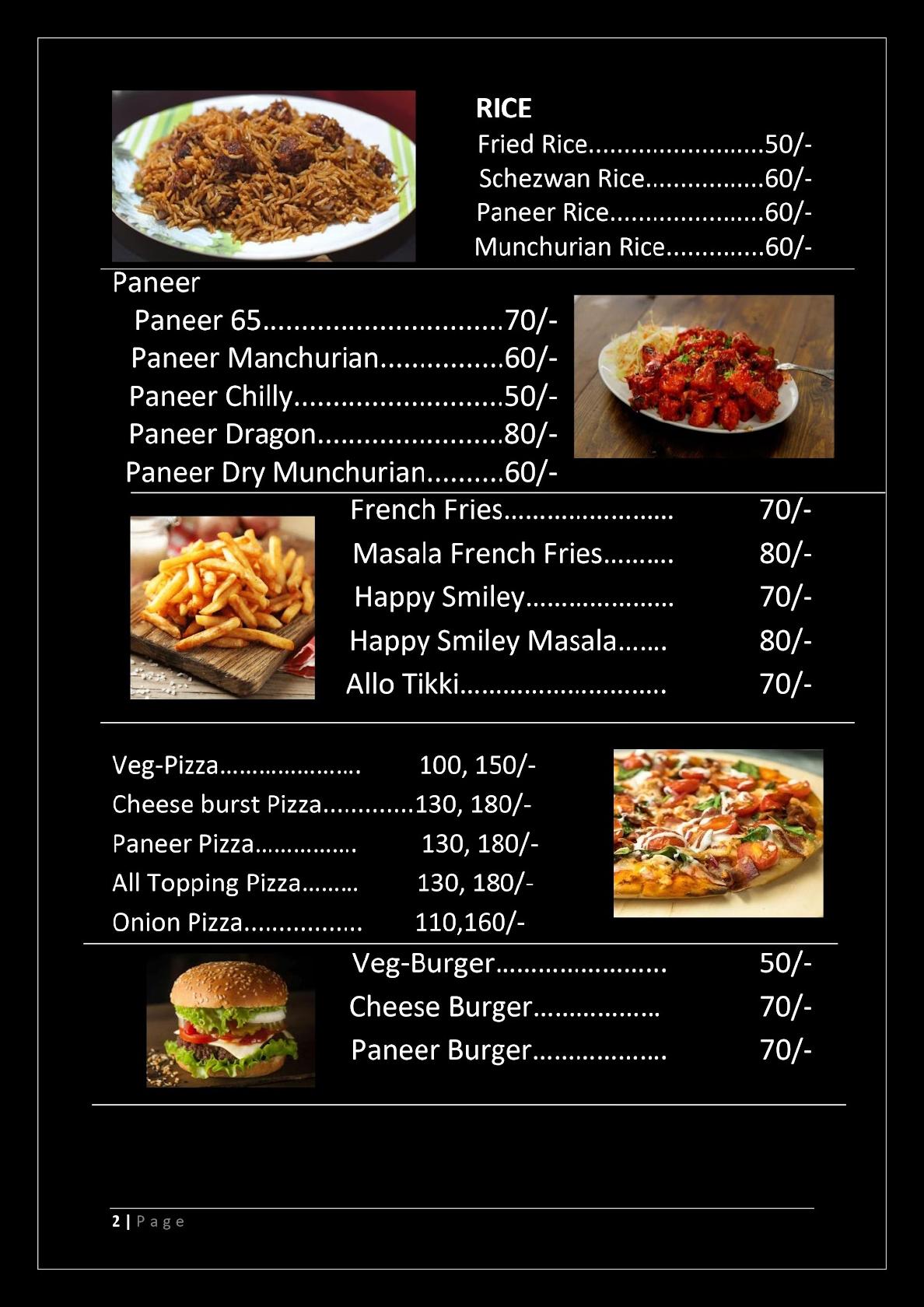 Menu at Cake Town : Cafe and Bakers, Nanded-Waghala