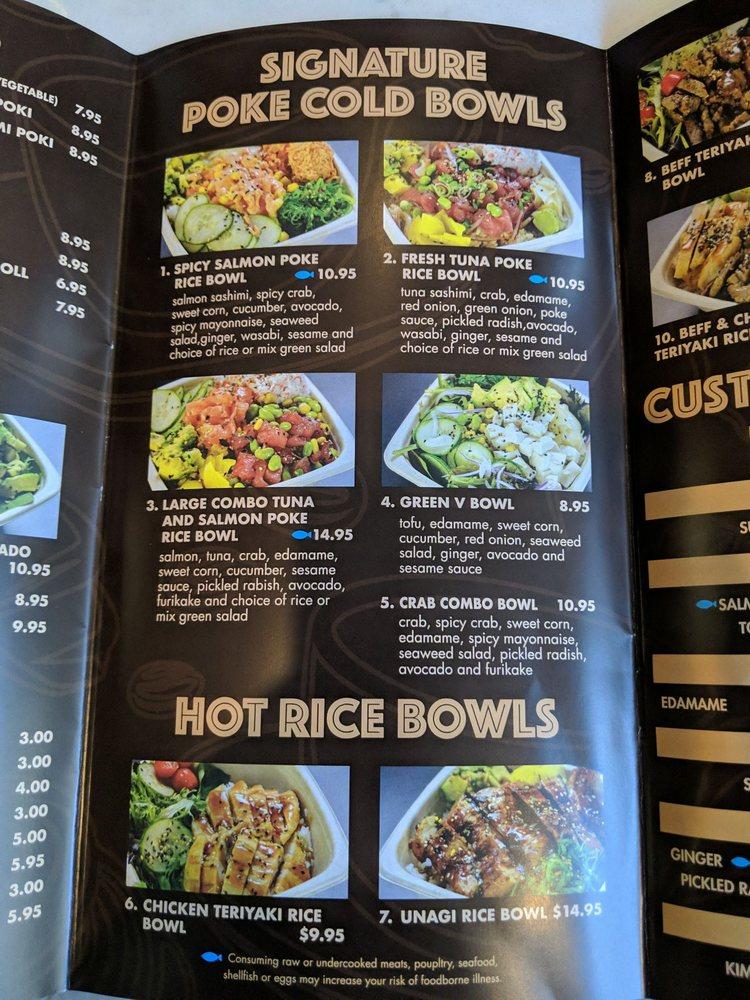 Menu at EA Cafe, San Francisco