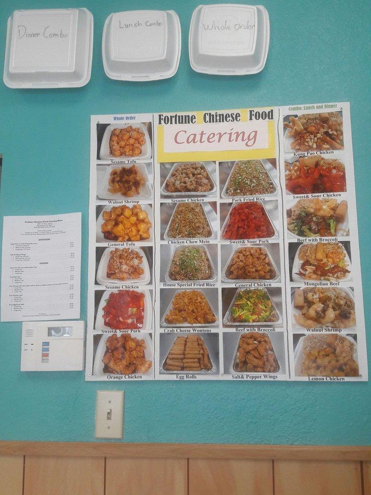 Menu at Fortune Chinese Food Take-Out restaurant, Sacramento, 12th Ave
