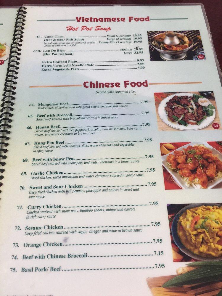Menu at Pho 888 restaurant, Des Moines, 2nd Ave