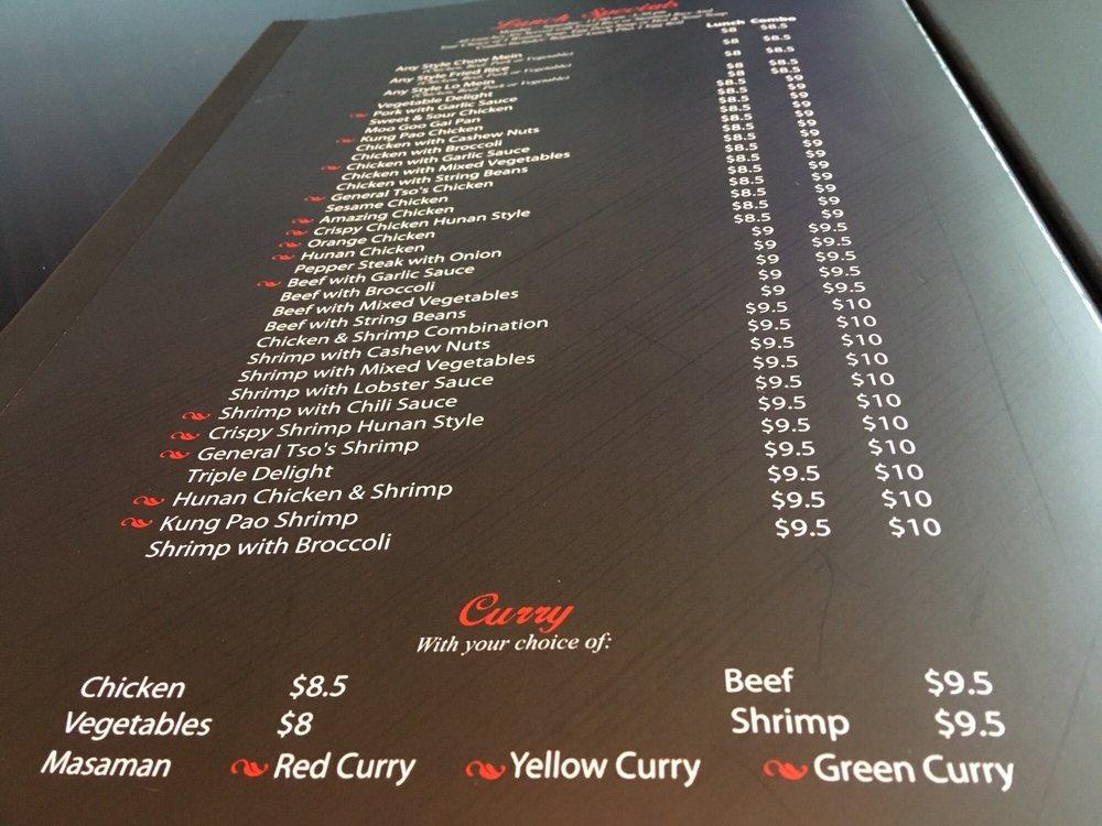 Carta del restaurante New Dragon Express, Bridgeville