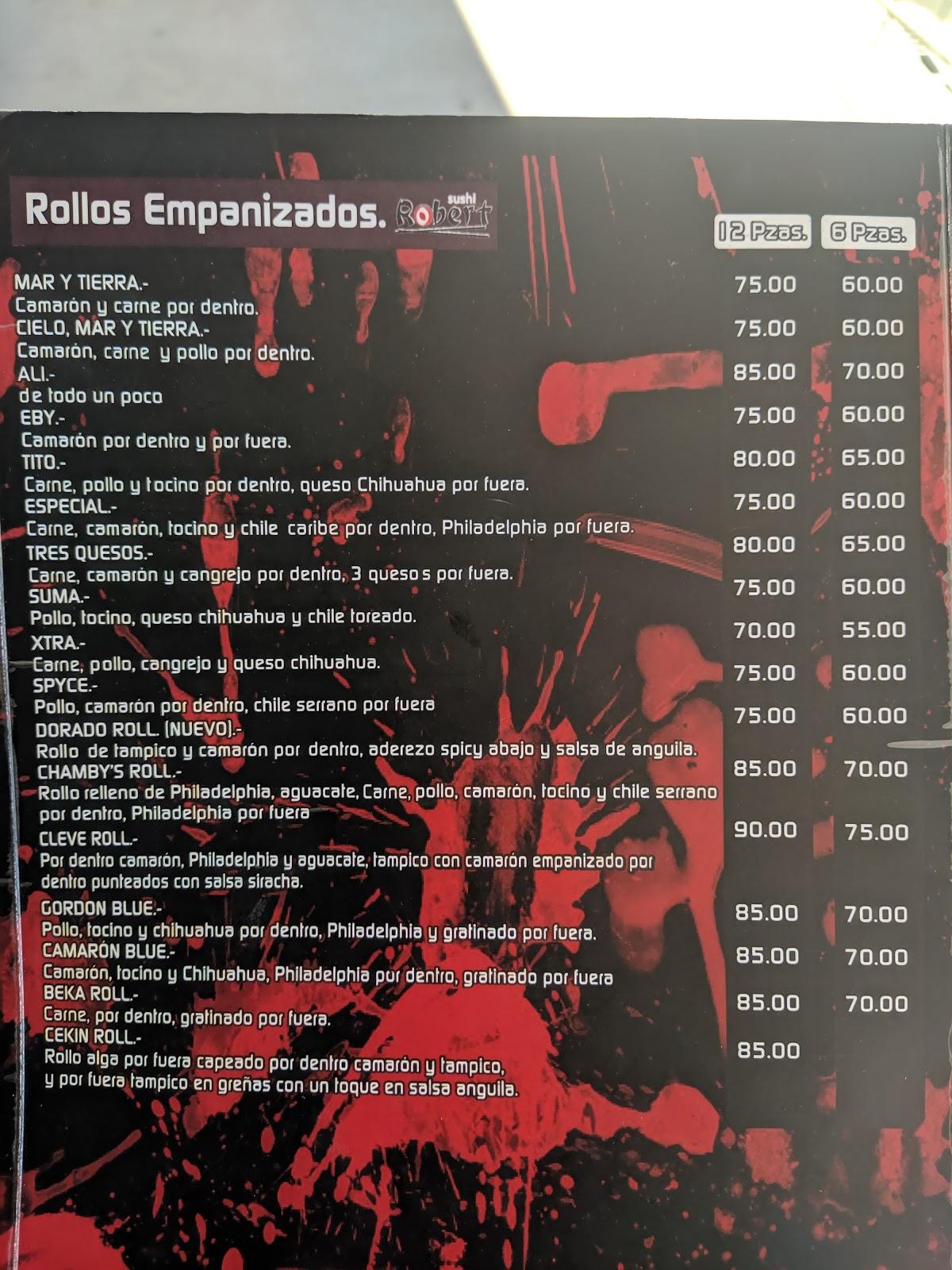 Carta del restaurante Sushi Robert, Culiacán Rosales, Blvd. Mario López ...