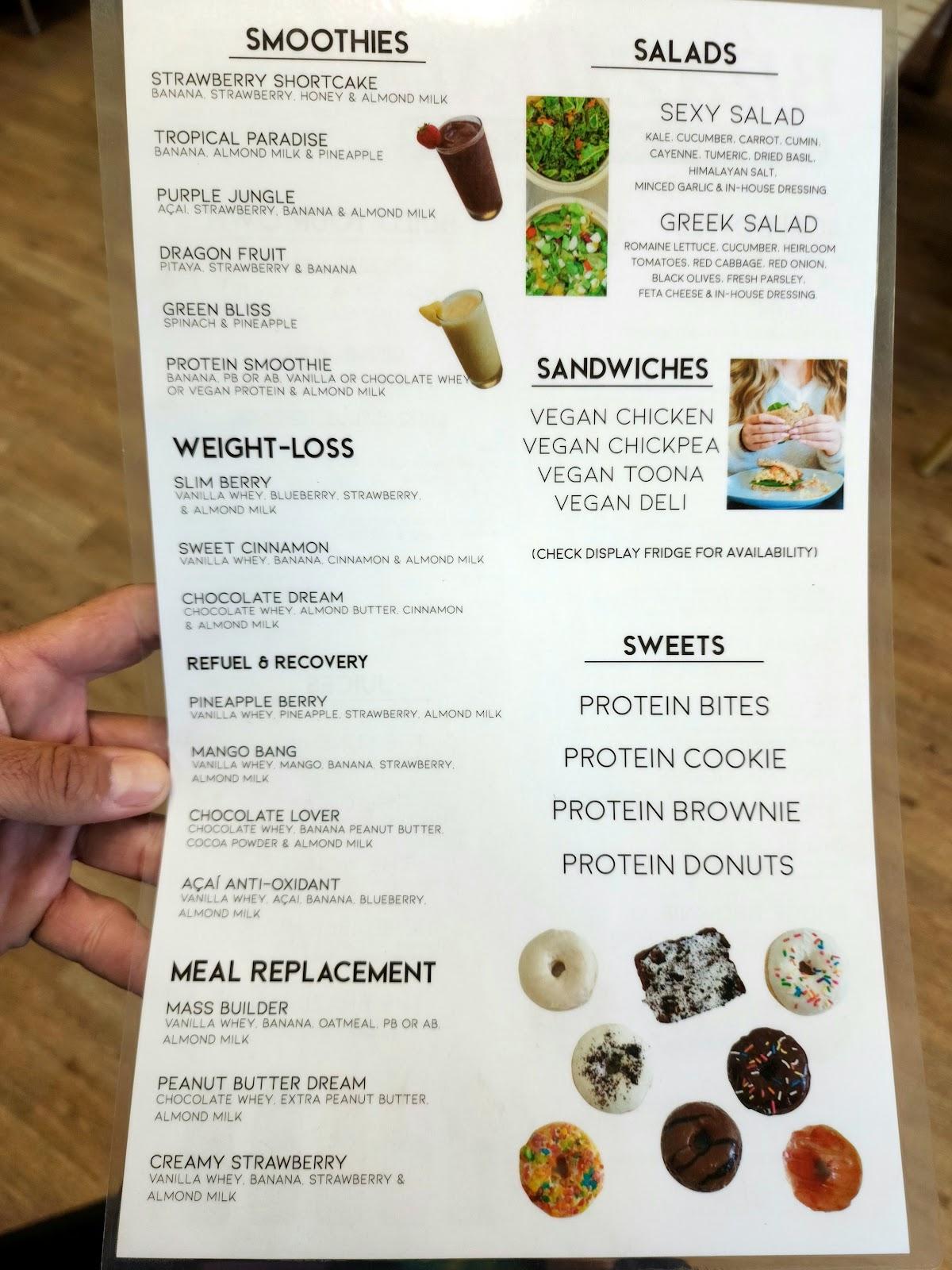 Menu at Brazilian Acai Bowls & Juice Bar, Bakersfield, Calloway Dr Ste 103