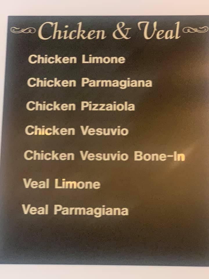 Menu at Maria's Cafe, Highwood, 410 Sheridan Rd
