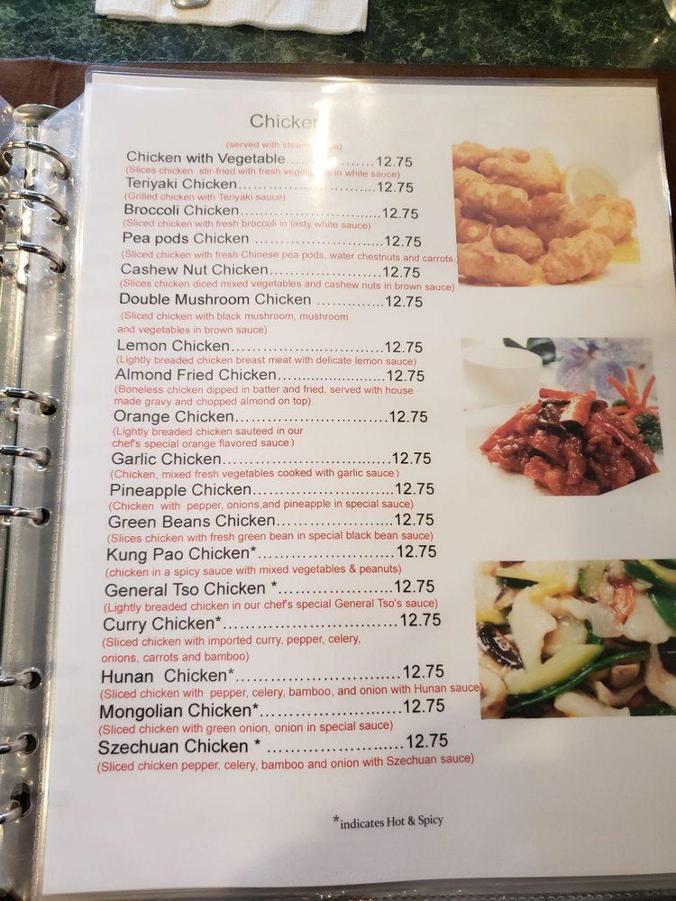Menu at Happiness Chinese Restaurant, Spokane