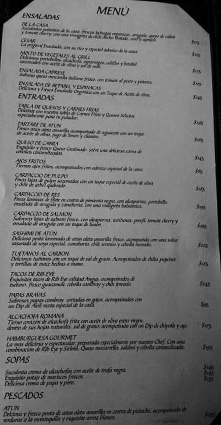 Menu at Amadeus Restaurant Galeria, San Pedro Garza García, Calz. del Valle